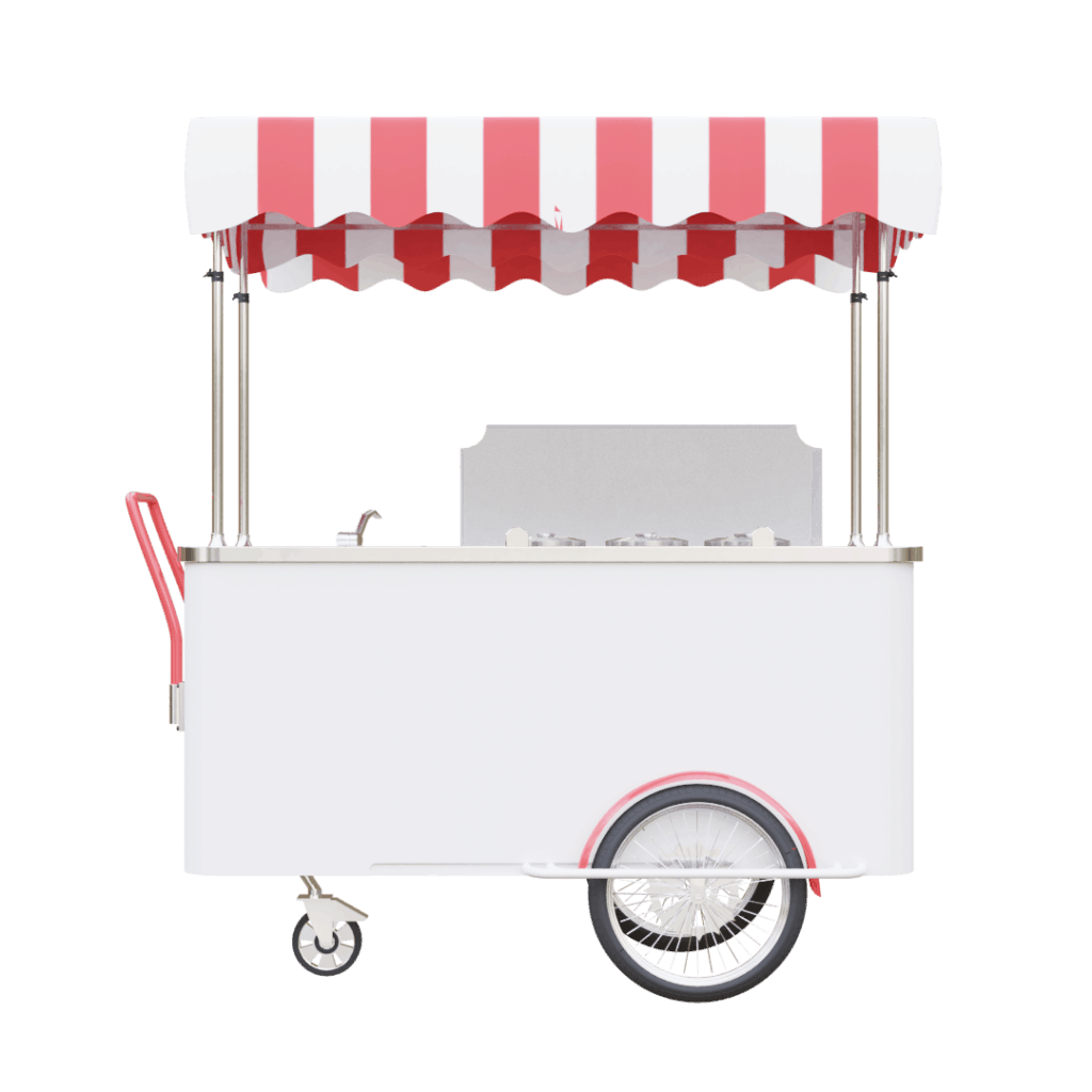 Ice cream cart 6+4 flavours - Foodbike