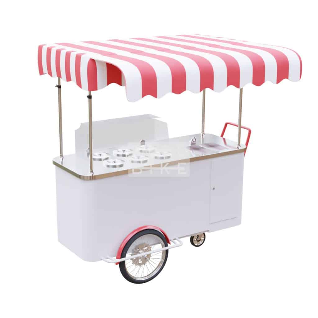 Ice cream cart 6+4 flavours - Foodbike