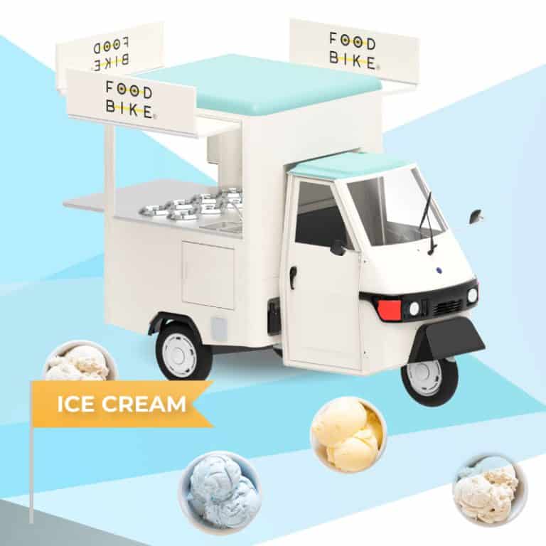 Piaggio Ape 50 box - classic version - Foodbike